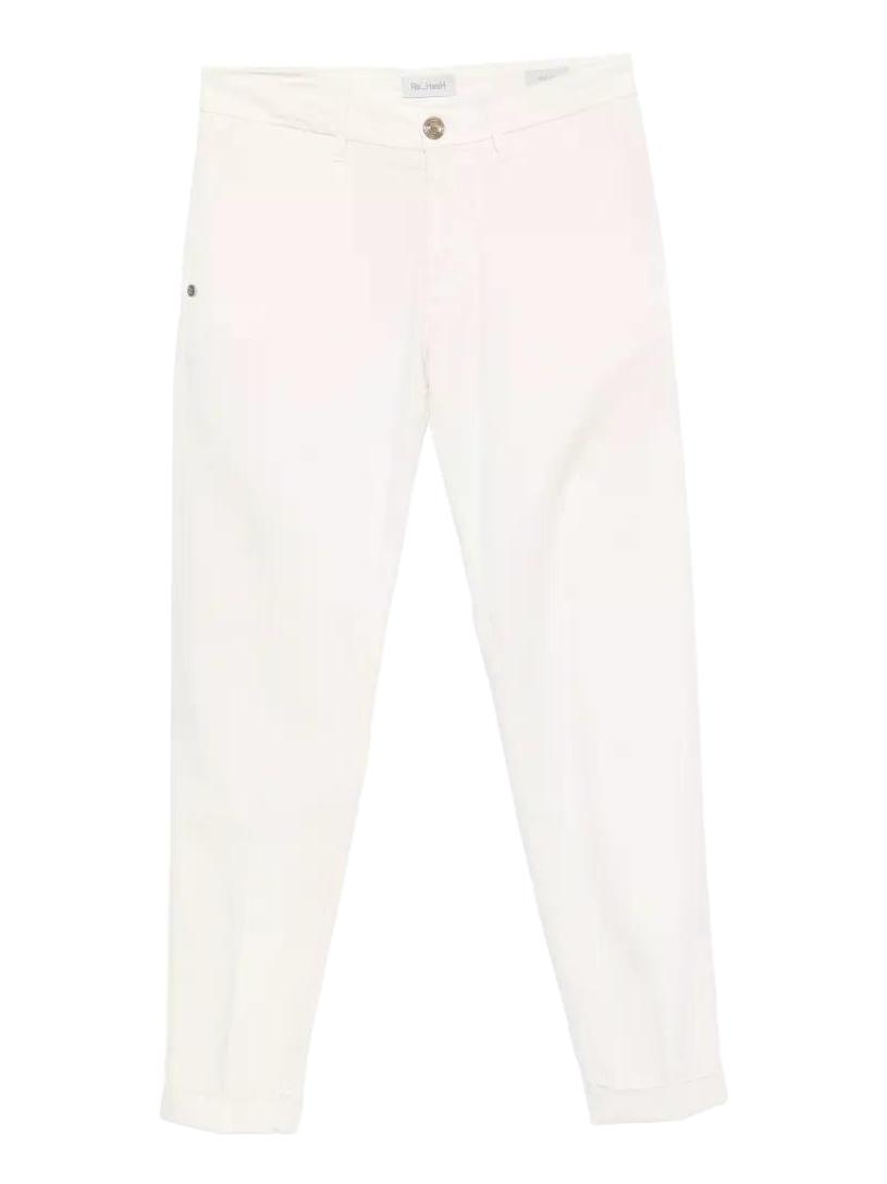 RE-HASH Re-Hash Pressed-Crease Turn-Up Hem Trousers