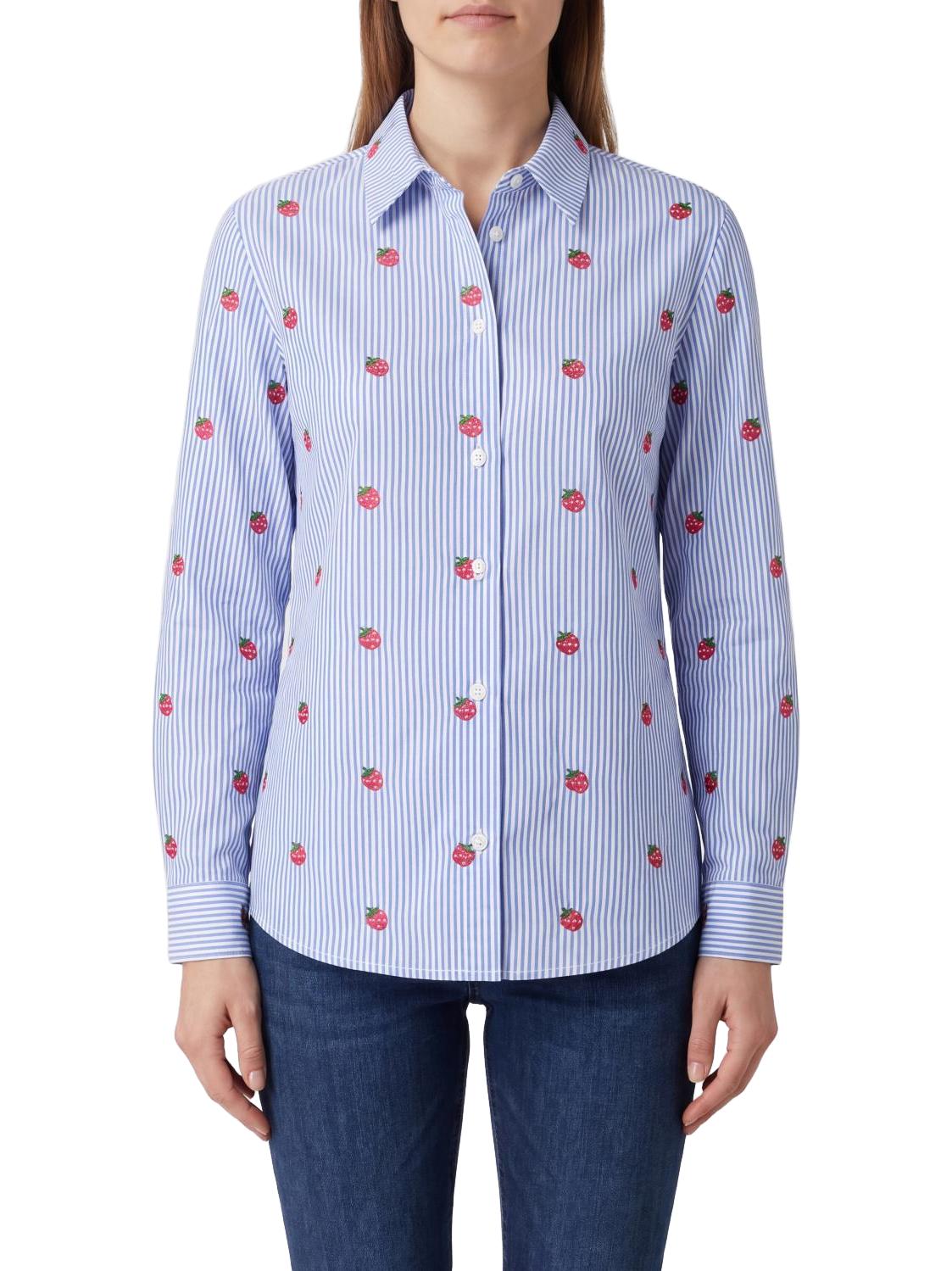 MC2 SAINT BARTH MC2 Saint Barth Embroidered Cotton Shirt