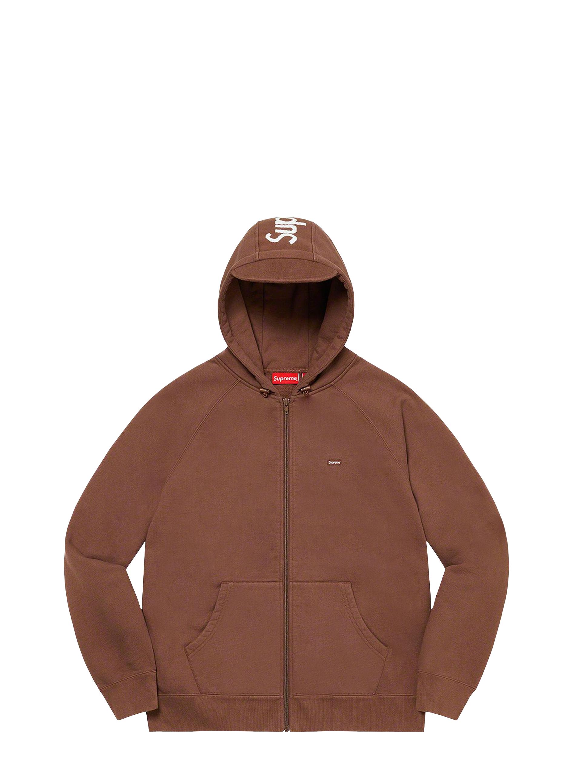 Supreme S Logo Zip Up Hooded Sweatshirt - Red | Editorialist