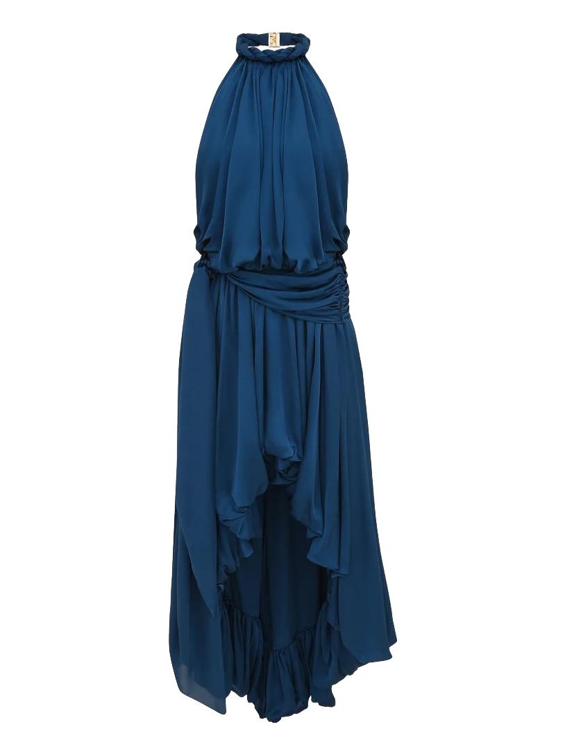 Zimmermann Alchemy Halter Maxi Dress - Blue | Editorialist Zimmermann Alchemy Halter Maxi Dress - Blue | Editorialist