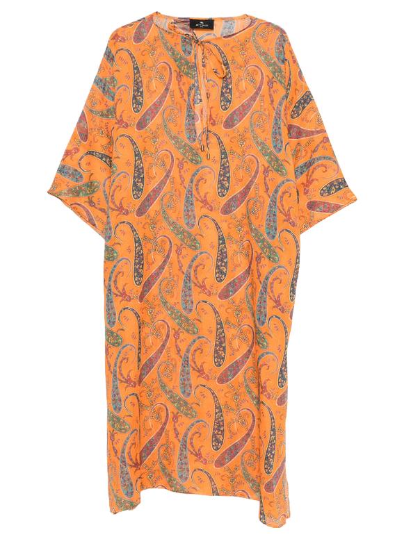Etro Lovely Day Paisley-Print Cotton Mini Dress In White Print - 72% Off |  Editorialist