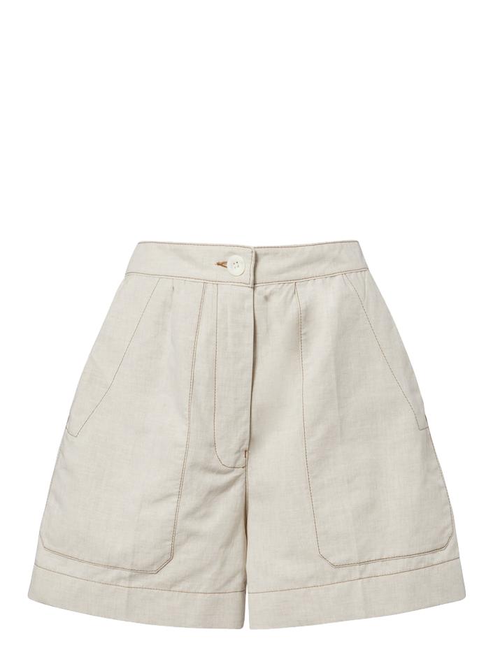 PRADA Prada Cotton Linen Chambray Shorts