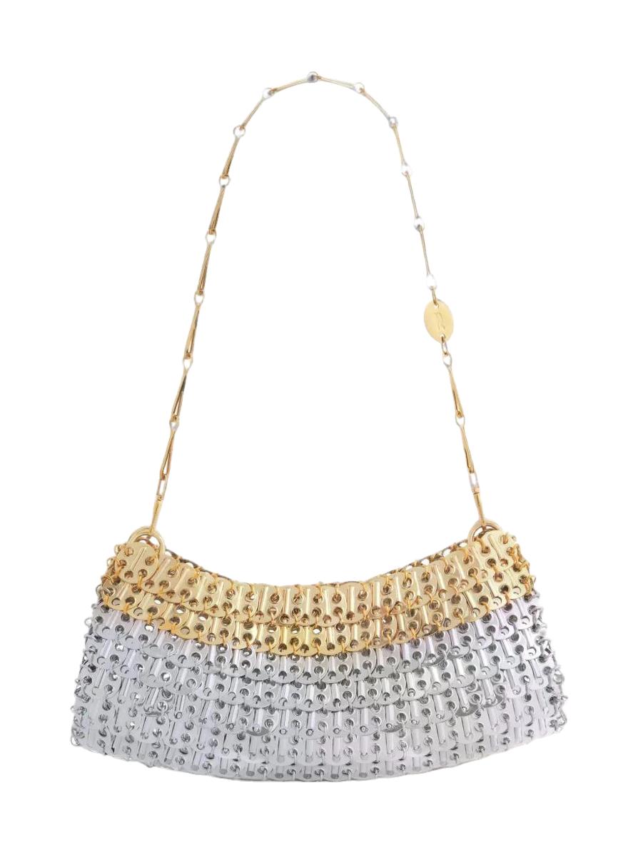 PACO RABANNE Rabanne 1969 Skyline Bi-Color Metal Clutch