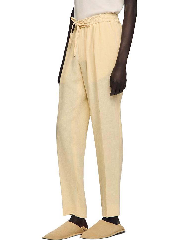SANDRO Sandro Alpha Elastic Linen Trousers
