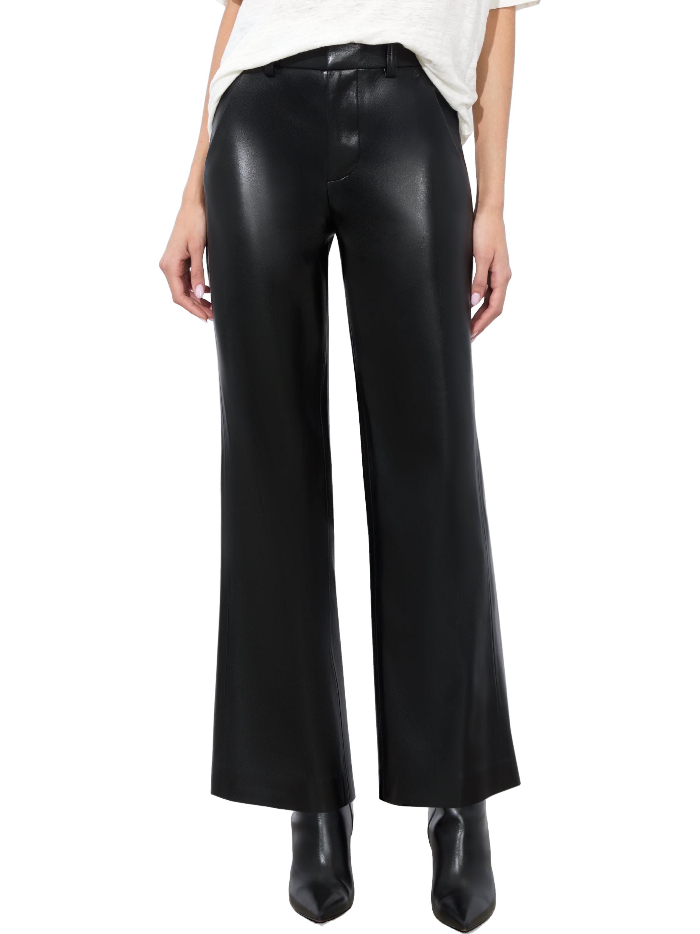ALICE + OLIVIA Alice + Olivia Alexander Vegan Leather Tailored Trousers