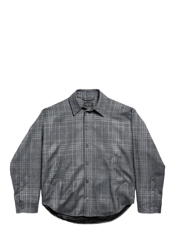 BALENCIAGA Balenciaga Tartan Overshirt
