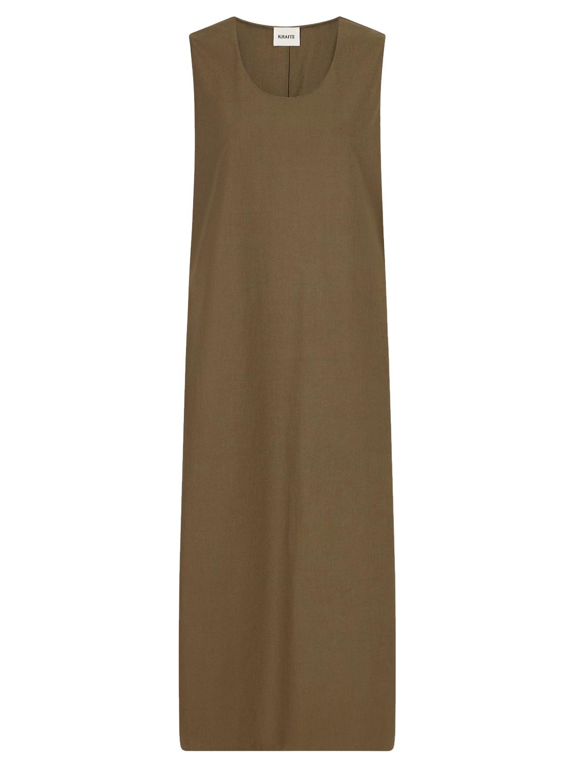 KHAITE KHAITE Regi Organic Cotton Midi Dress