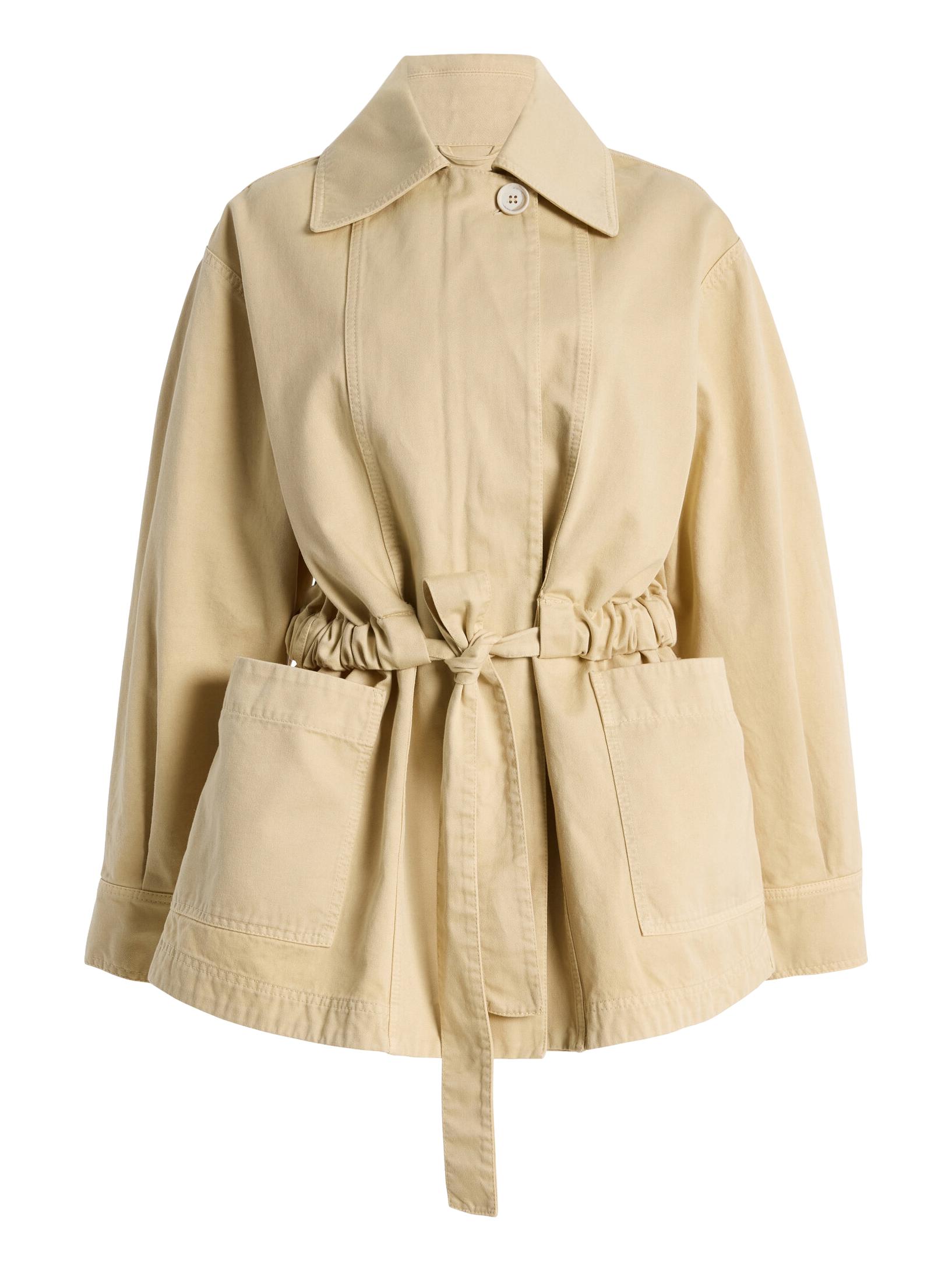 SAINT LAURENT Cropped Trench Coat