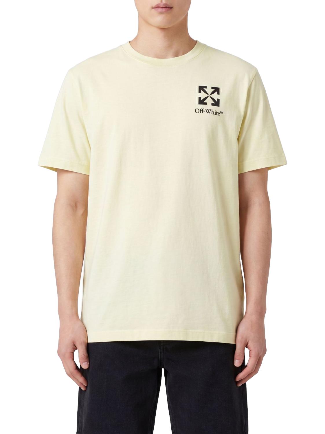 OFF-WHITE cotton t-shirt with arrow logo