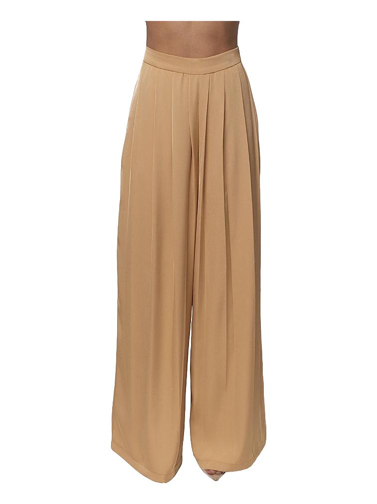 ALICE + OLIVIA Alice + Olivia Gatz Embellished Linen Cropped Top