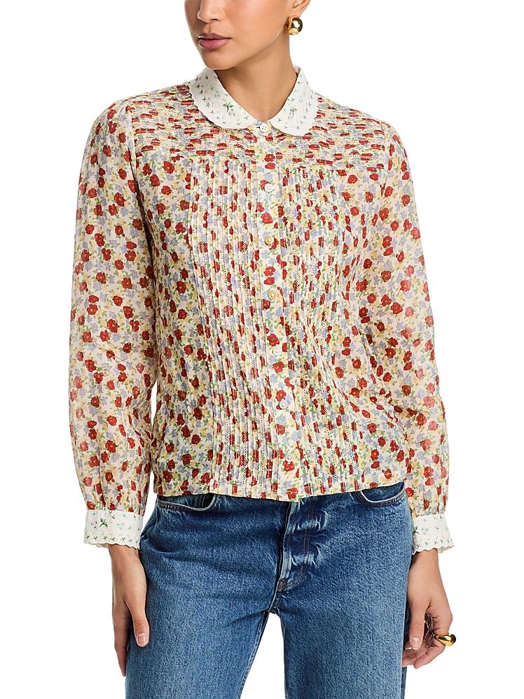 NYDJ NYDJ Ella Floral Print Bermuda Shorts