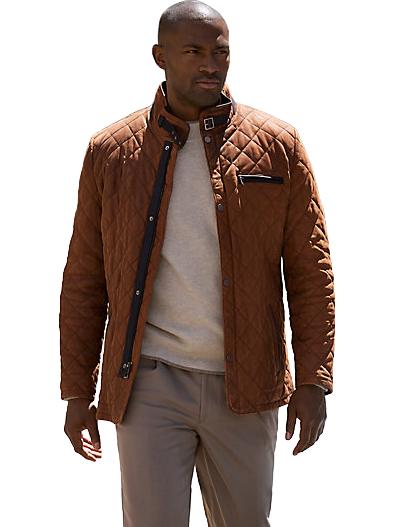 OVERLAND Overland Carlsbad Verona Calf Leather Blazer with Removable Bib