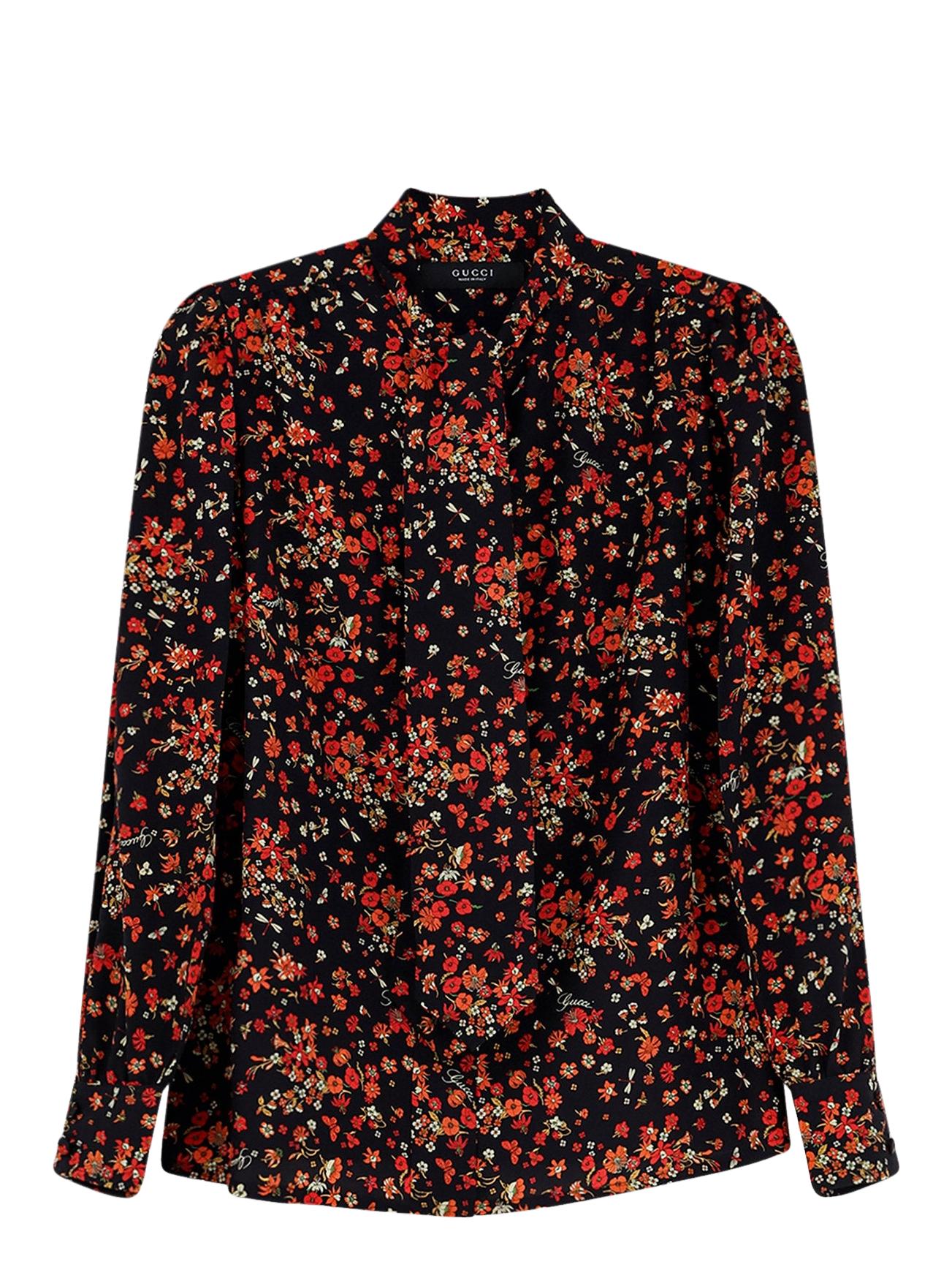 GUCCI GUCCI Printed Silk Shirt