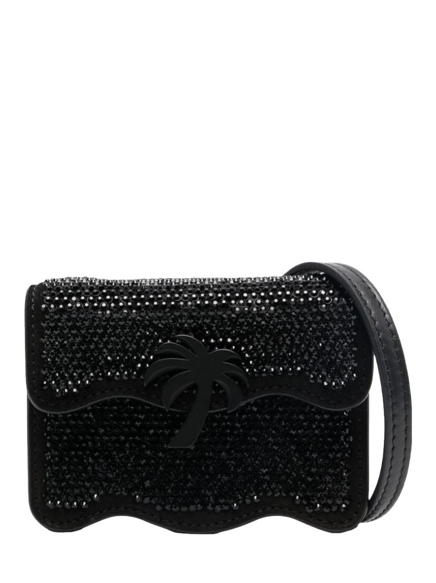 PALM ANGELS Palm Angels Embellished Palm Beach Crossbody Bag