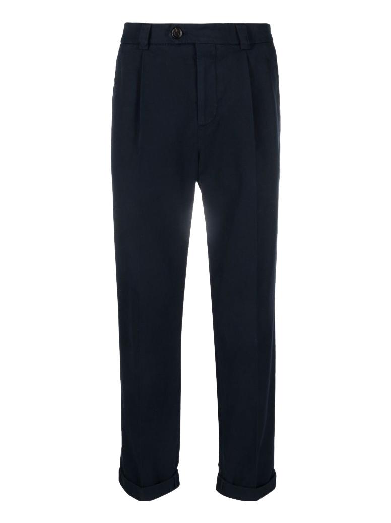 BRUNELLO CUCINELLI Brunello Cucinelli Leisure-Fit Pleated Gabardine Trousers