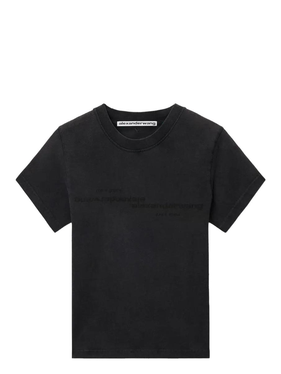ALEXANDER WANG Alexander Wang Mirrored Logo T-Shirt