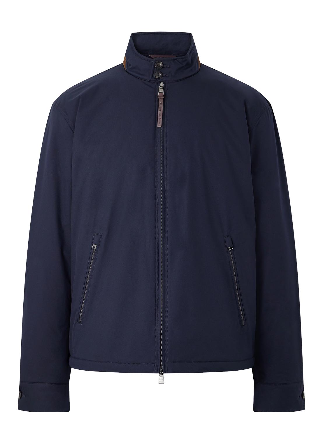 POLO RALPH LAUREN Polo Ralph Lauren Leather and Suede Trimmed Gabardine Jacket