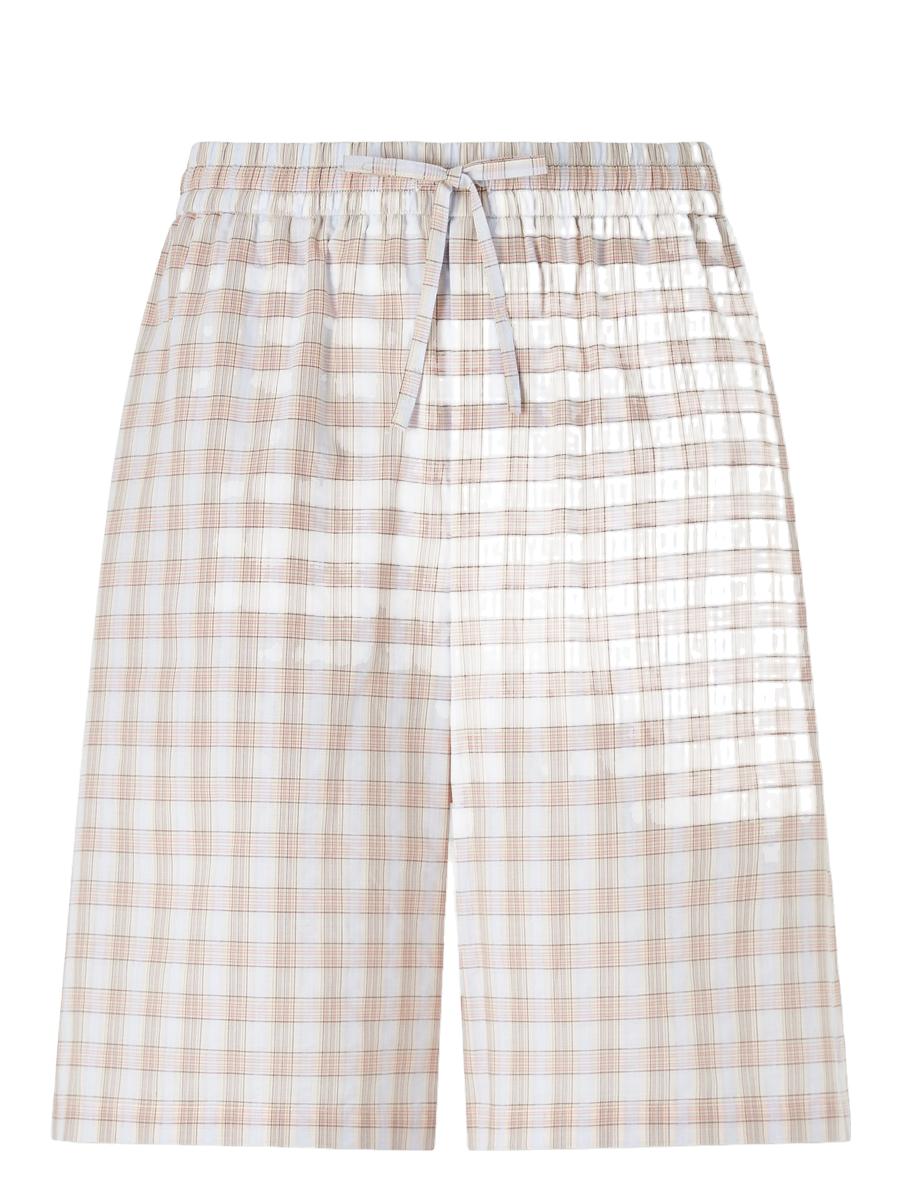 LOEWE LOEWE Paula's Ibiza Checked Cotton Shorts