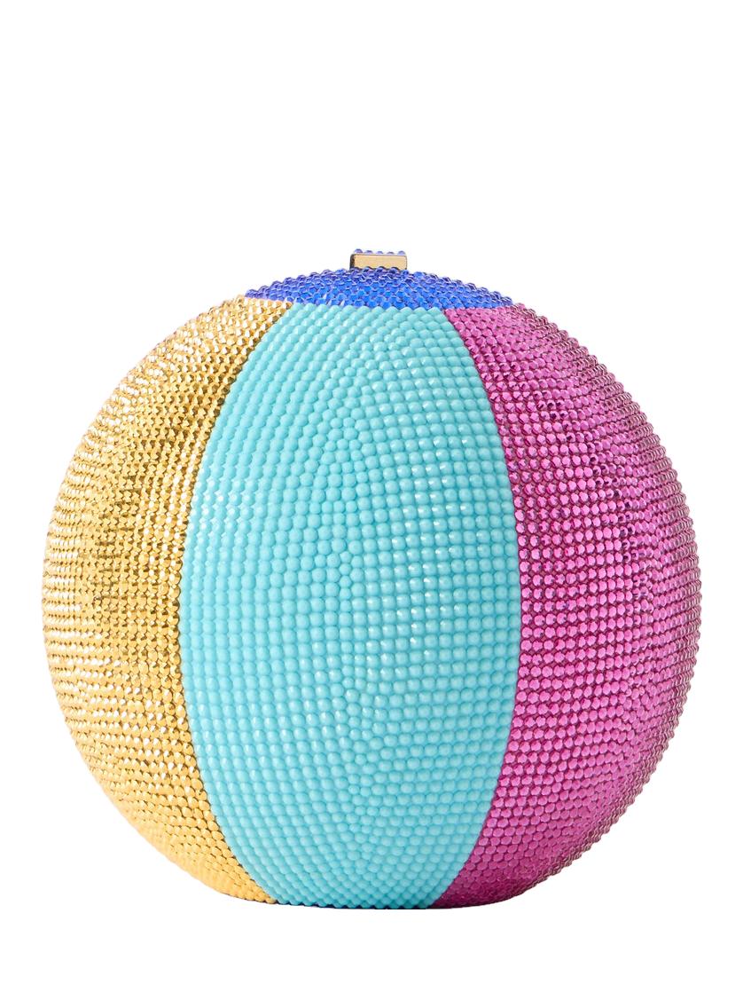 JUDITH LEIBER Judith Leiber Couture Sphere Crystal-Embellished Clutch