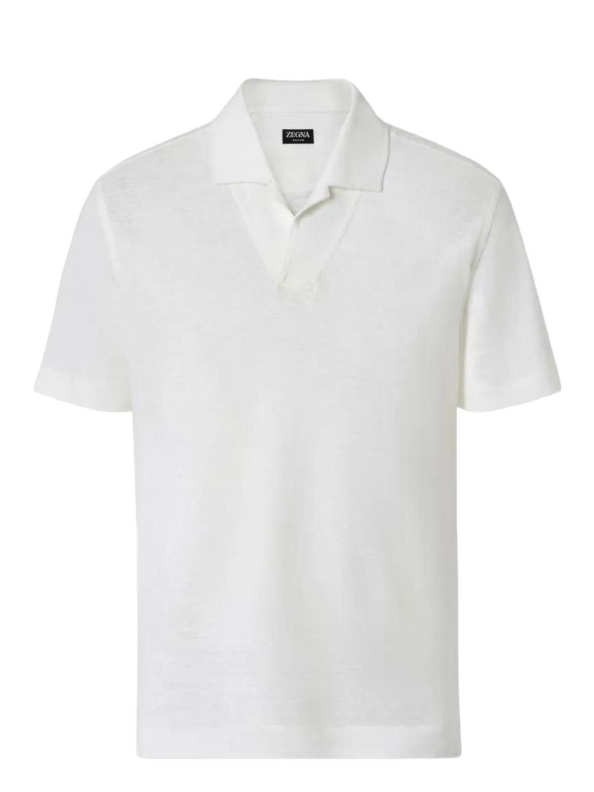 ZEGNA oasi lino polo shirt