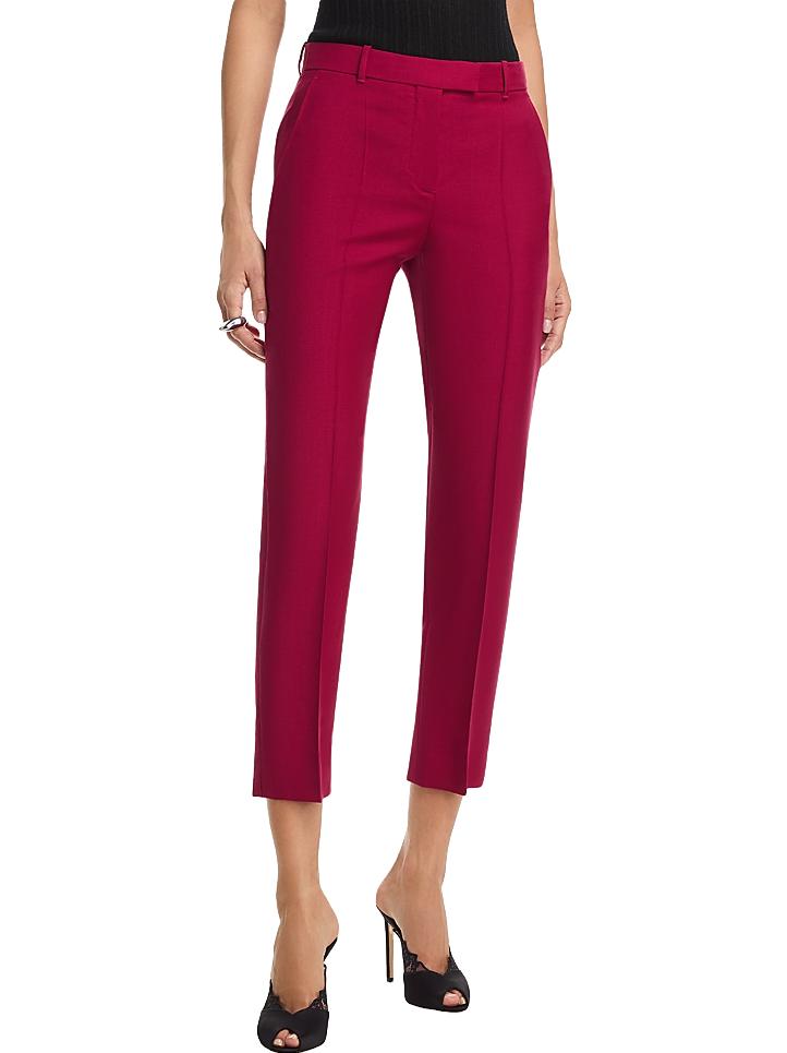 ALEXANDER MCQUEEN Tailored Cropped Wool Trousers