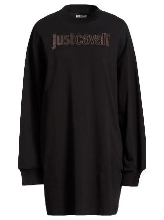 JUST CAVALLI Just Cavalli Long Sleeve Crewneck Mini Dress