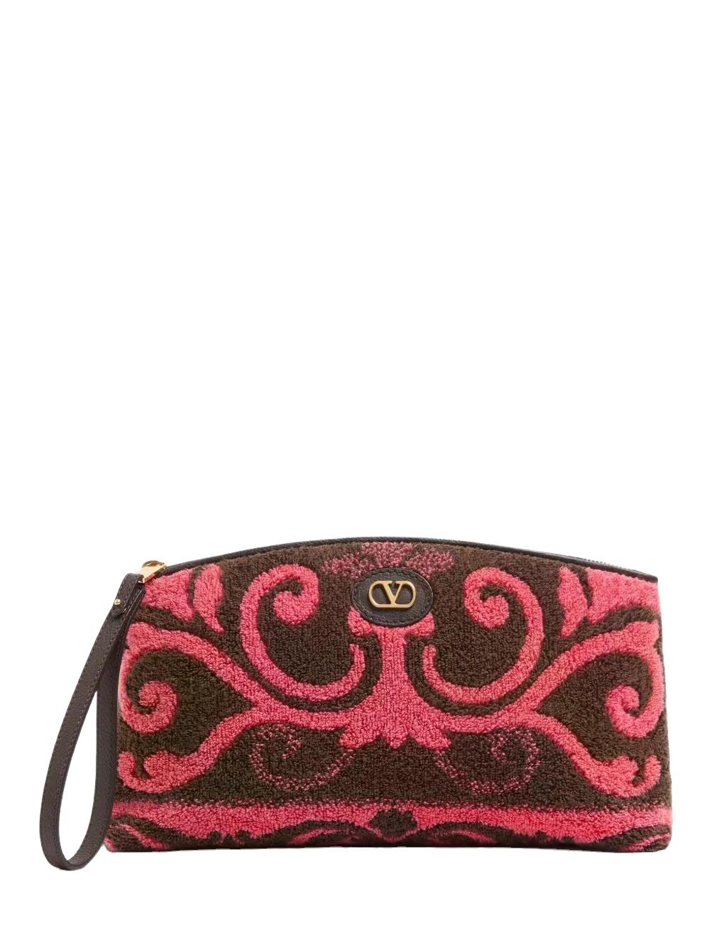 VALENTINO Valentino Cotton Terry Jacquard Mini Skirt