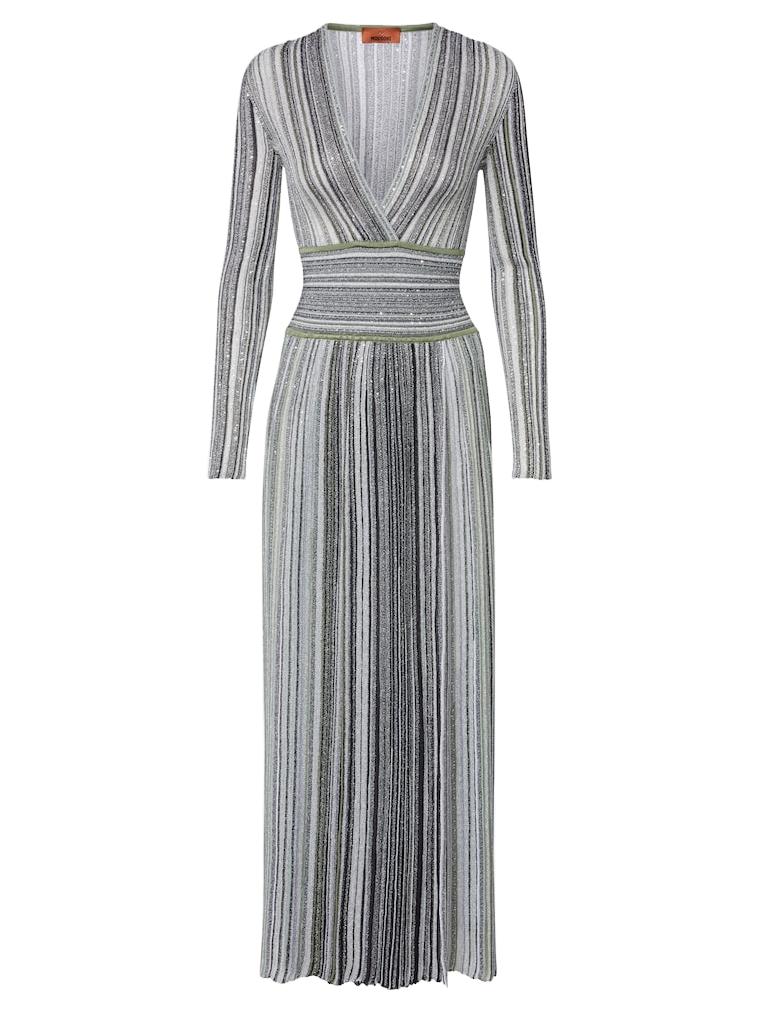MISSONI Missoni Striped Lamé Maxi Dress