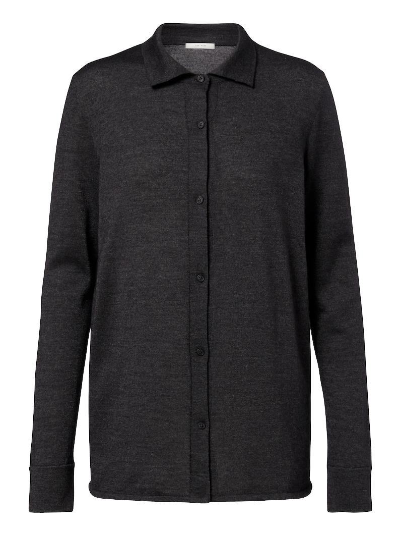 THE ROW The Row Ocari Knitted Cashmere and Silk Shirt