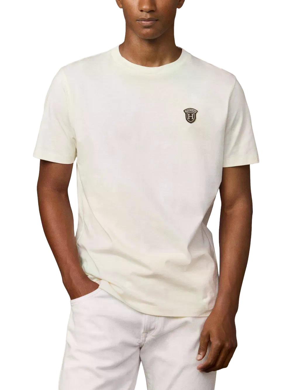 HACKETT crew-neck badge t-shirt