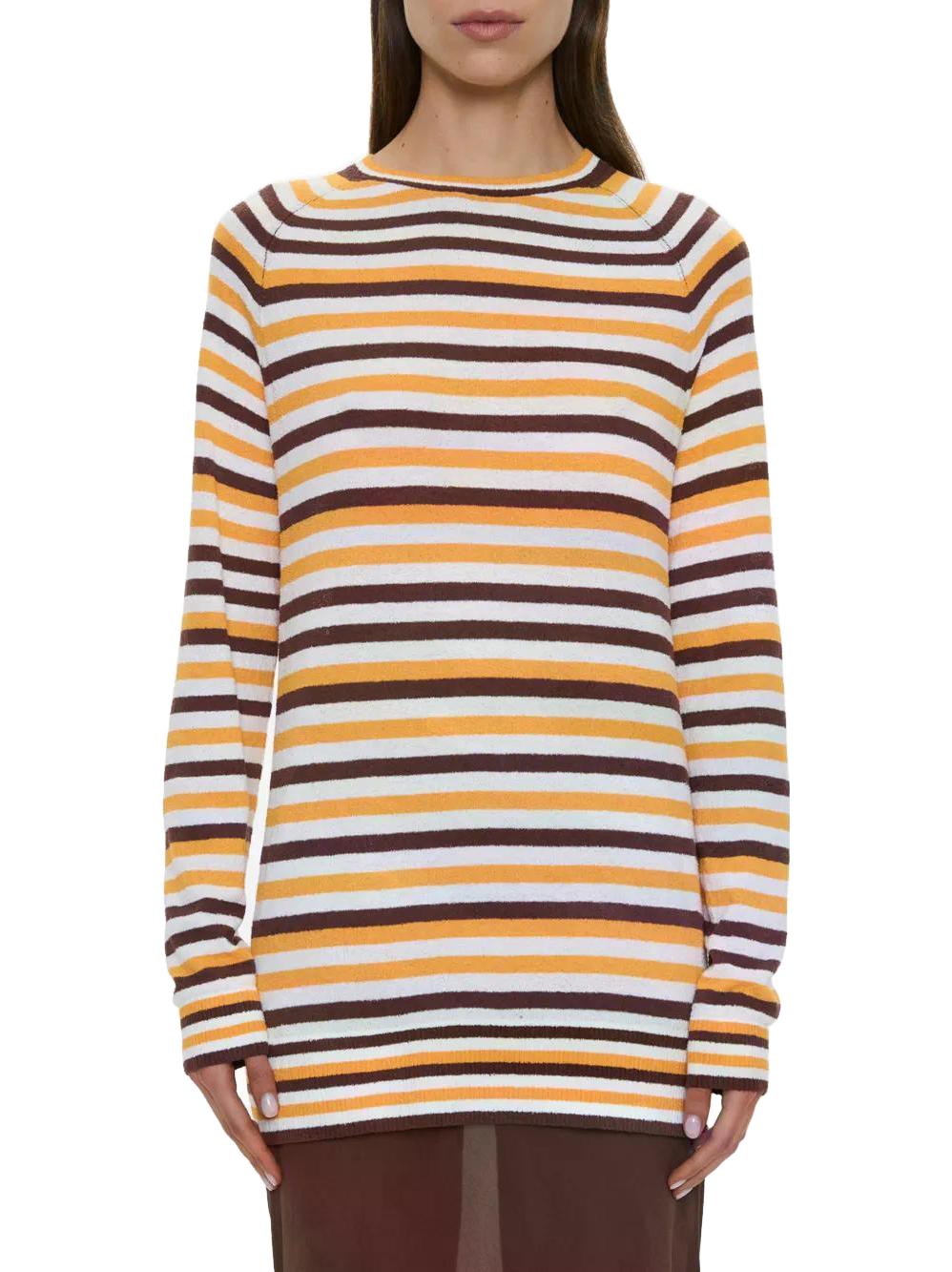CHRISTOPHER ESBER Christopher Esber Monument Stripe-Knit Long Dress