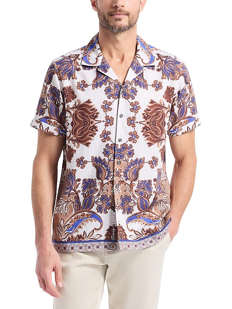 ROBERT GRAHAM dunbridge short sleeve woven shirt