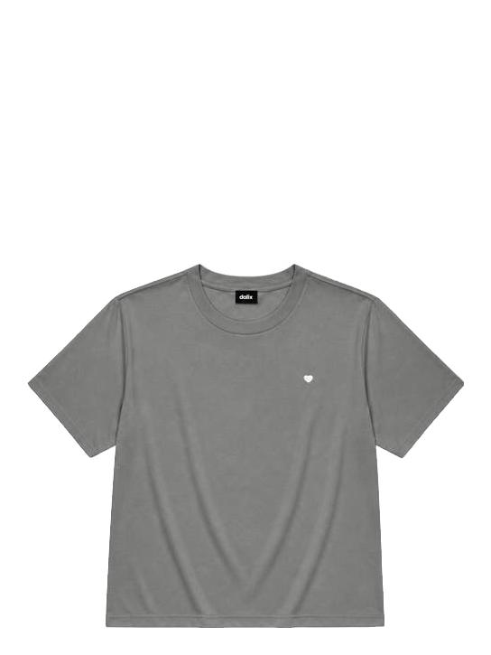 DALIX Dalix Lil Heart Relaxed Midweight Jersey T-Shirt