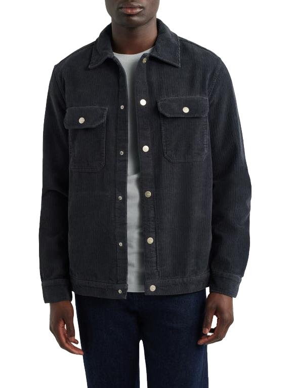 MAVI corduroy snap-up shirt