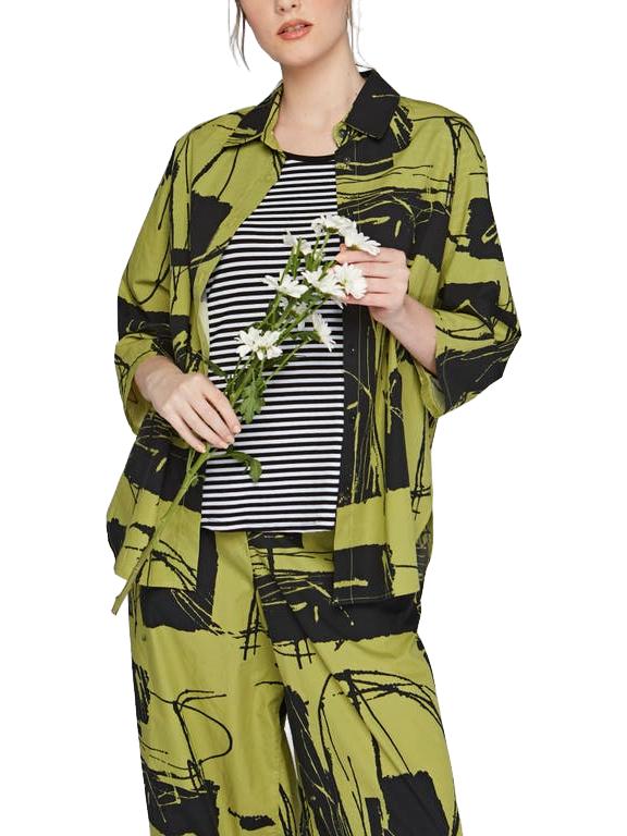 LUUKAA LUUKAA Printed Poplin Shirt