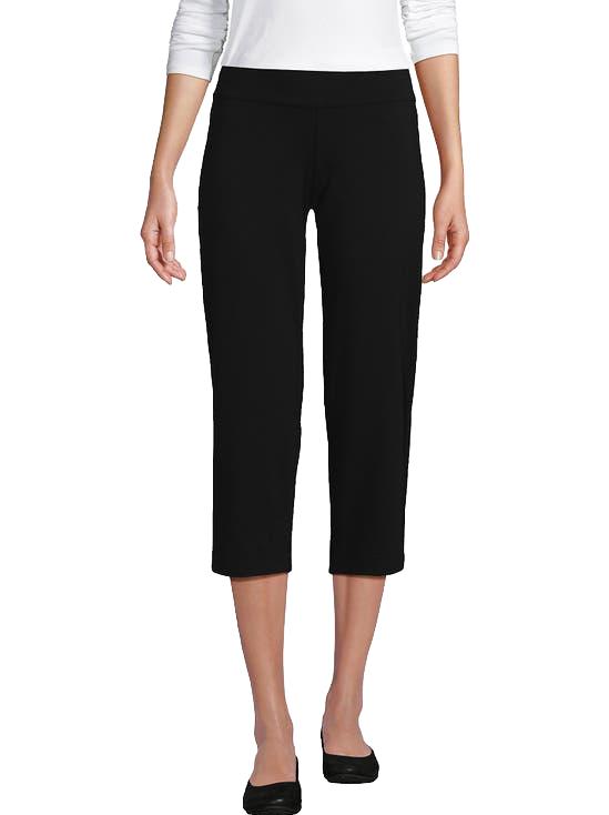LANDS' END Lands' End Starfish Mid Rise Pull-On Crop Pants