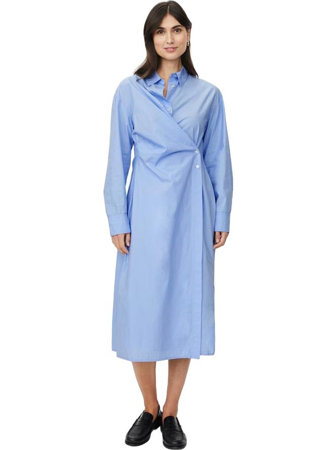 MASAI COPENHAGEN Masai Copenhagen Maneylora Wrap Midi Shirt Dress