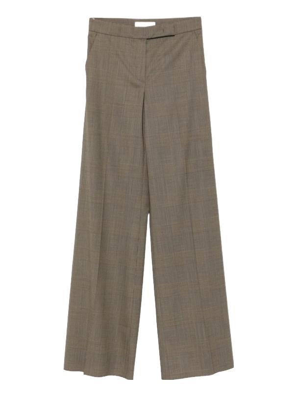 MAX MARA Max Mara Wide-Leg Plaid Trousers