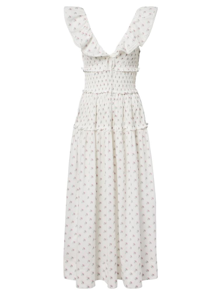 DÔEN Doen Sorina Floral Cotton Midi Dress