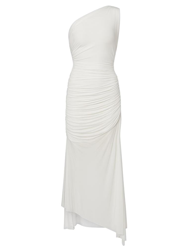 ALEX PERRY Alex Perry Gathered Jersey Cocktail Dress