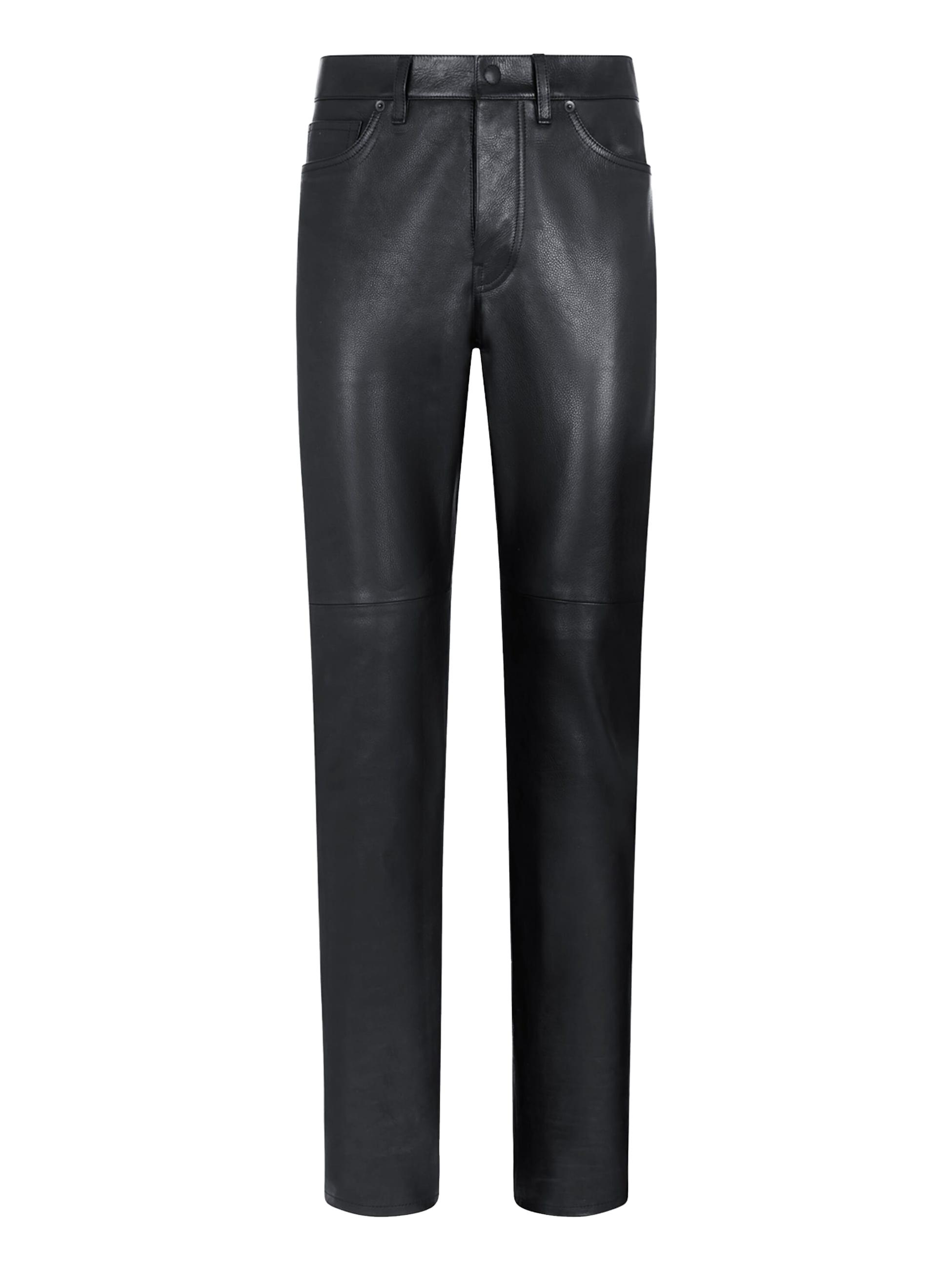 TOM FORD Tom Ford Leather Straight Leg Trousers