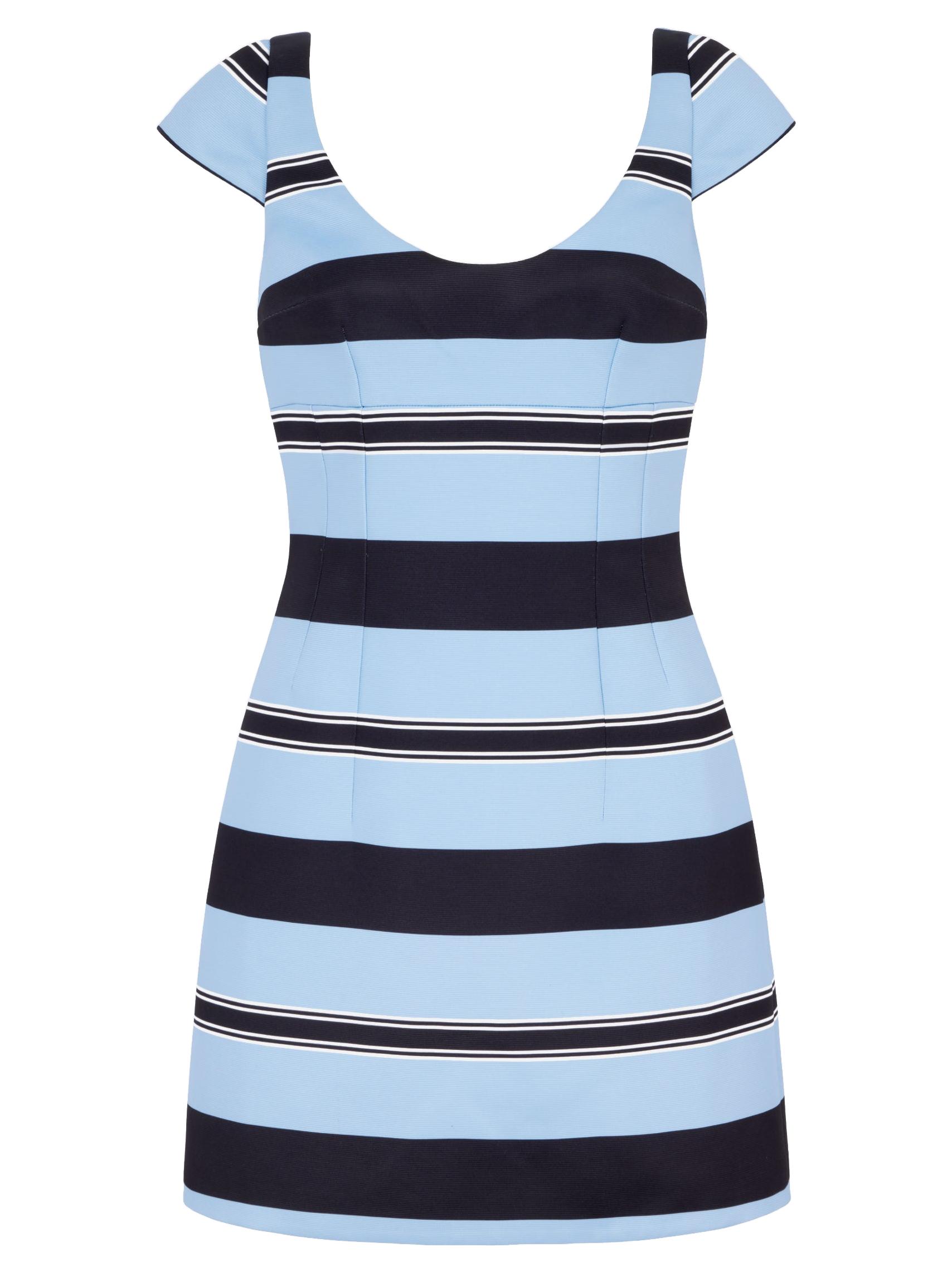 EMILIA WICKSTEAD Emilia Wickstead Eloise Striped Taffeta Faille Dress