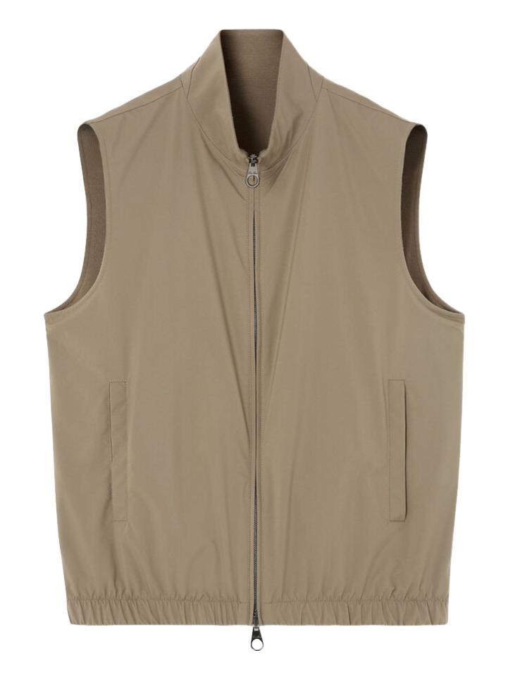 LORO PIANA Loro Piana Stand Collar Zip-Up Vest