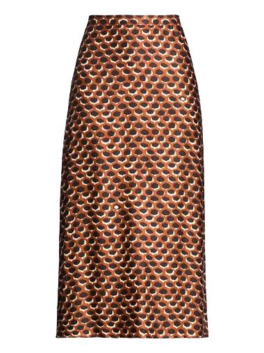 OTTOD'AME OTTOD'AME Multicolor Viscose Midi Skirt