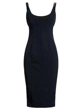 VERSACE VERSACE JEANS COUTURE Bodycon Midi Dress in Polyamide and Elastane