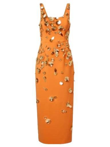 CAROLINA HERRERA Floral Appliqué Gown