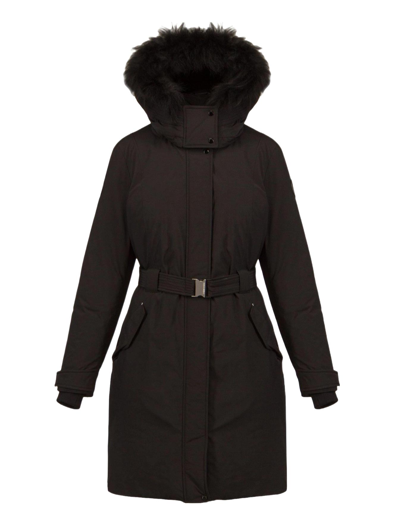 WOOLRICH Woolrich Belted Hooded Padded Coat
