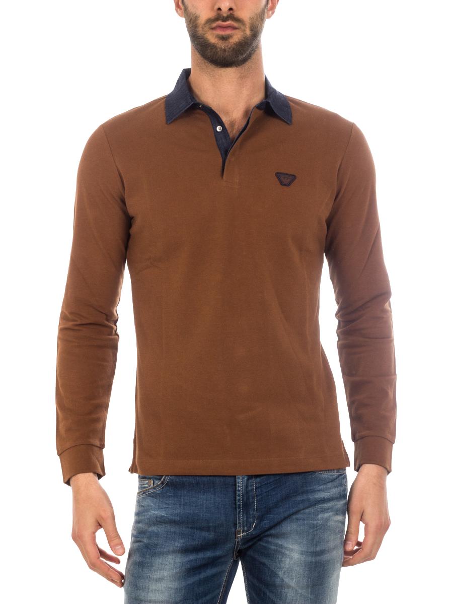 EMPORIO ARMANI Logo slim polo shirt