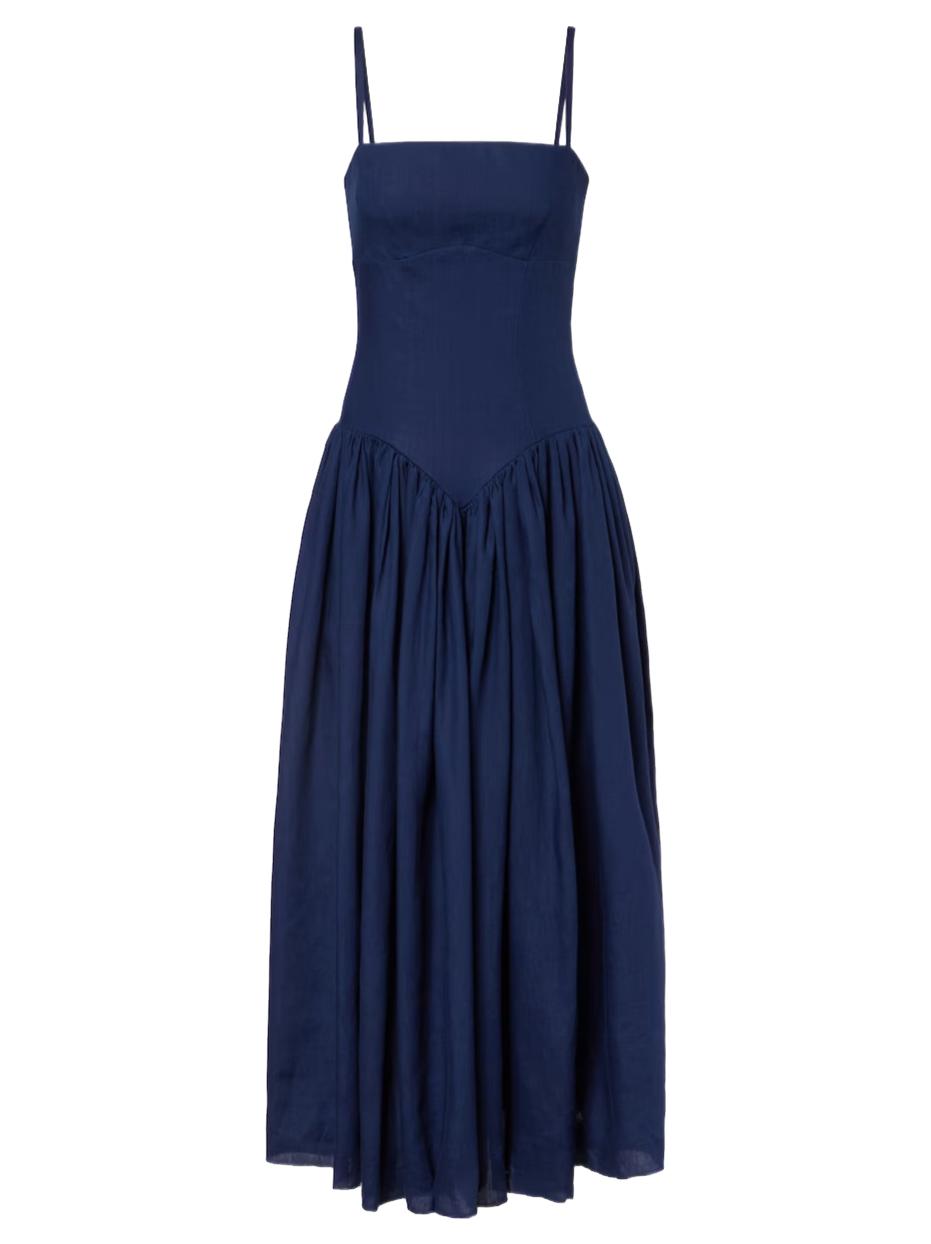 GABRIELA HEARST Gabriela Hearst Sleeveless Bow Detail Maxi Dress