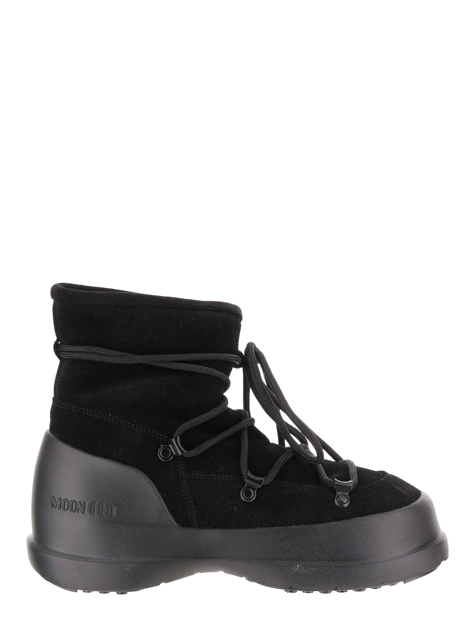 MOON BOOT Moon Boot Luna Logo Embossed Lace-Up Boots